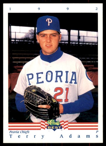 1992 Classic Best Minor League Terry Adams Peoria Chiefs #217 | eBay