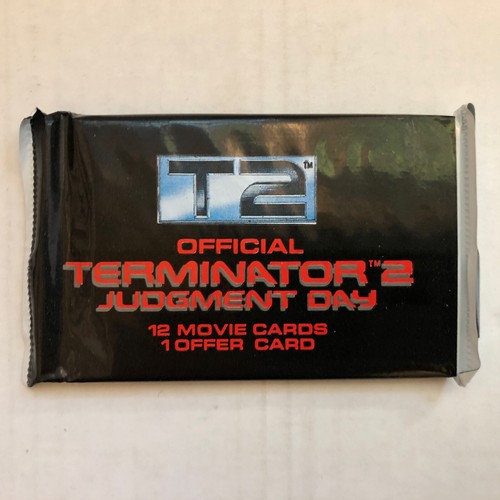 1991 T2 Terminator Judgement Day Movie Trading Cards - Sealed Packs ...