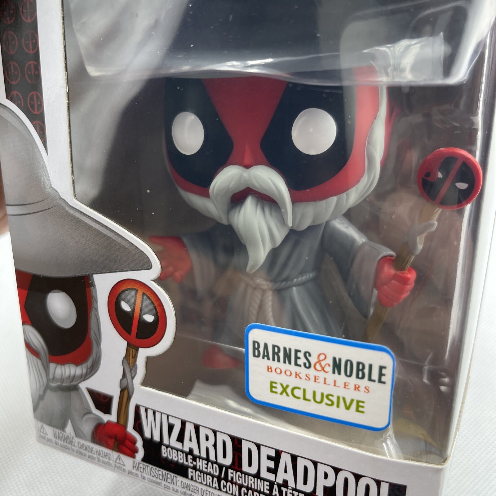 Funko Pop! Marvel Wizard Deadpool #324 Barnes & Noble Exclusive Vinyl ...