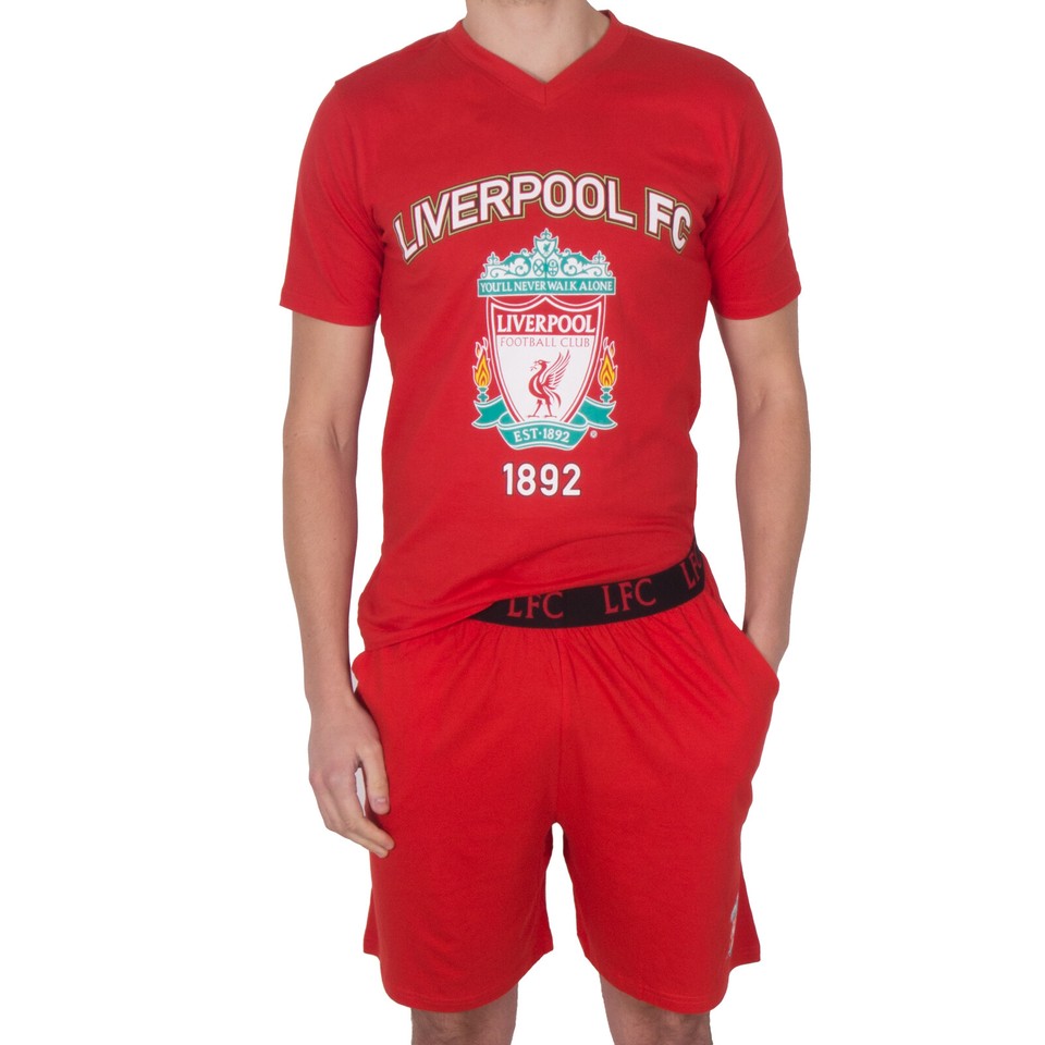 Liverpool FC Mens Pyjamas Short Loungewear OFFICIAL Football Gift | eBay UK