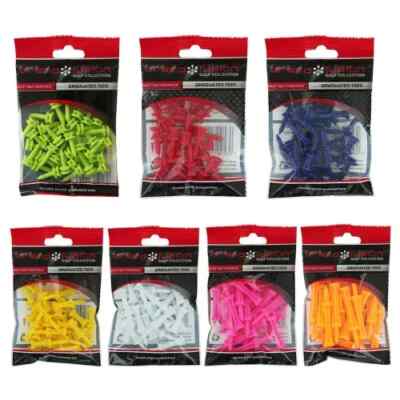 Golfers Club EXTRA STRONG Plastic Graduated Castle Step Golf Tees Tee ...