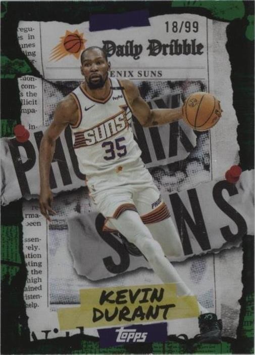 2025-26 Topps - The Daily Dribble Kevin Durant #DD-9 Green Rainbow /99 ...