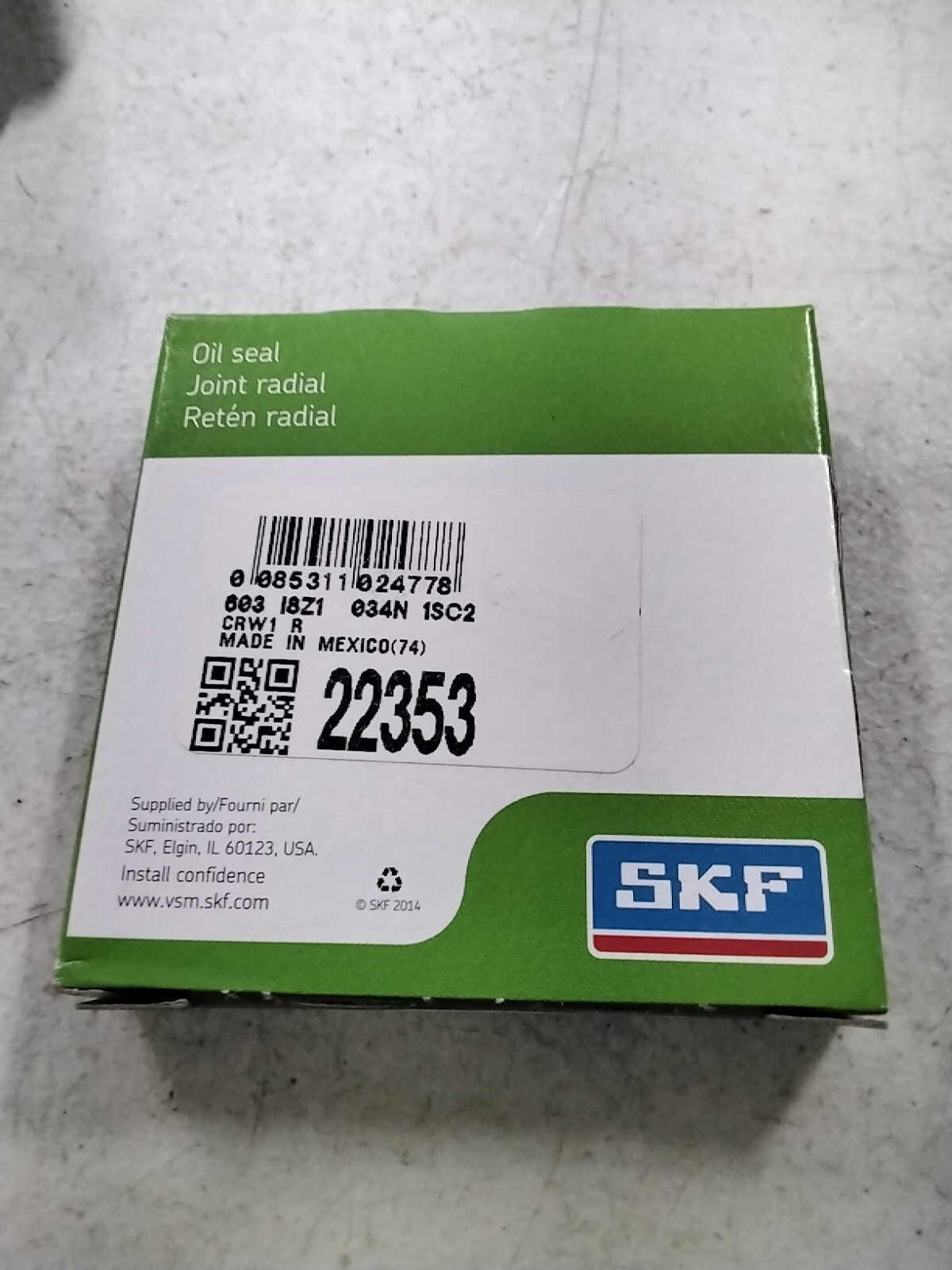 BRAND NEW Skf Oil Seals Lot Of 4 Part# 22353 FREE SHIPPING | eBay