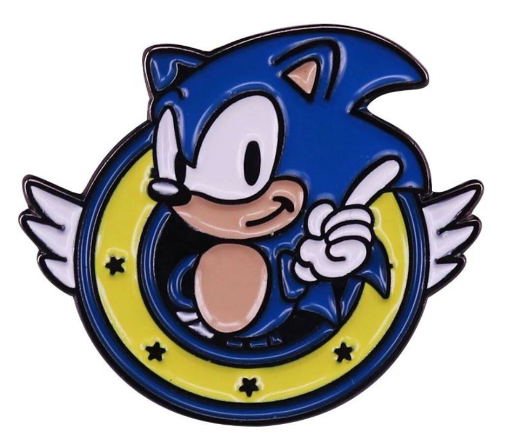 Sonic The Hedgehog Character Metal Enamel Pin Ebay