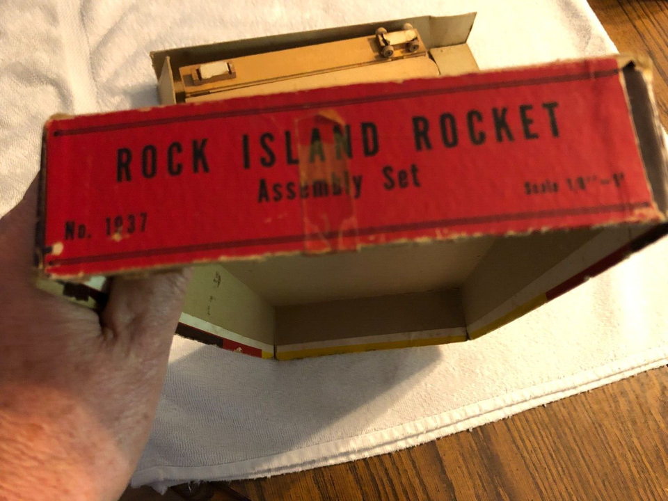 Vintage Rock Island Rocket Strombecker Scale Model Craftsman Kit #1937 ...