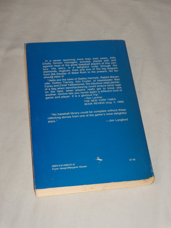 Jolly Cholly's Story: Grimm's Baseball Tales by Grimm, Charlie (1983 ...