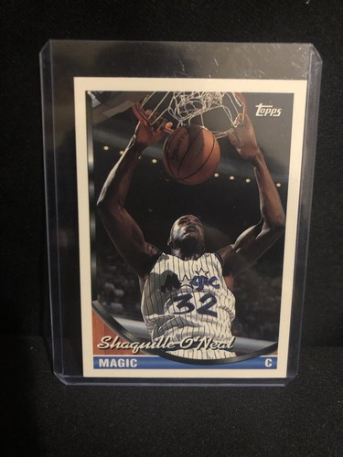 1993 Shaquille Oneal Topps #181 Rookie NBA Basketball Card Orlando ...