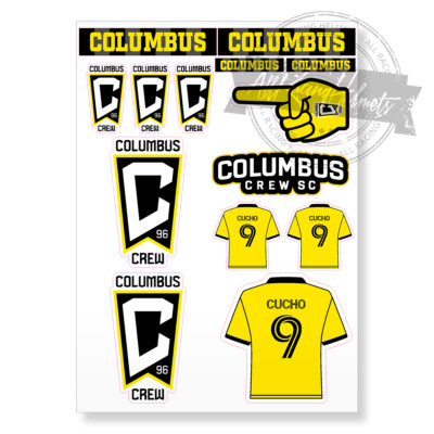 Columbus Crew MLS Soccer Football Printed Vinyl Decal Sticker High ...