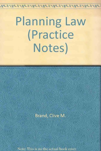 Planning Law (Practice Notes) By Clive M. Brand | eBay