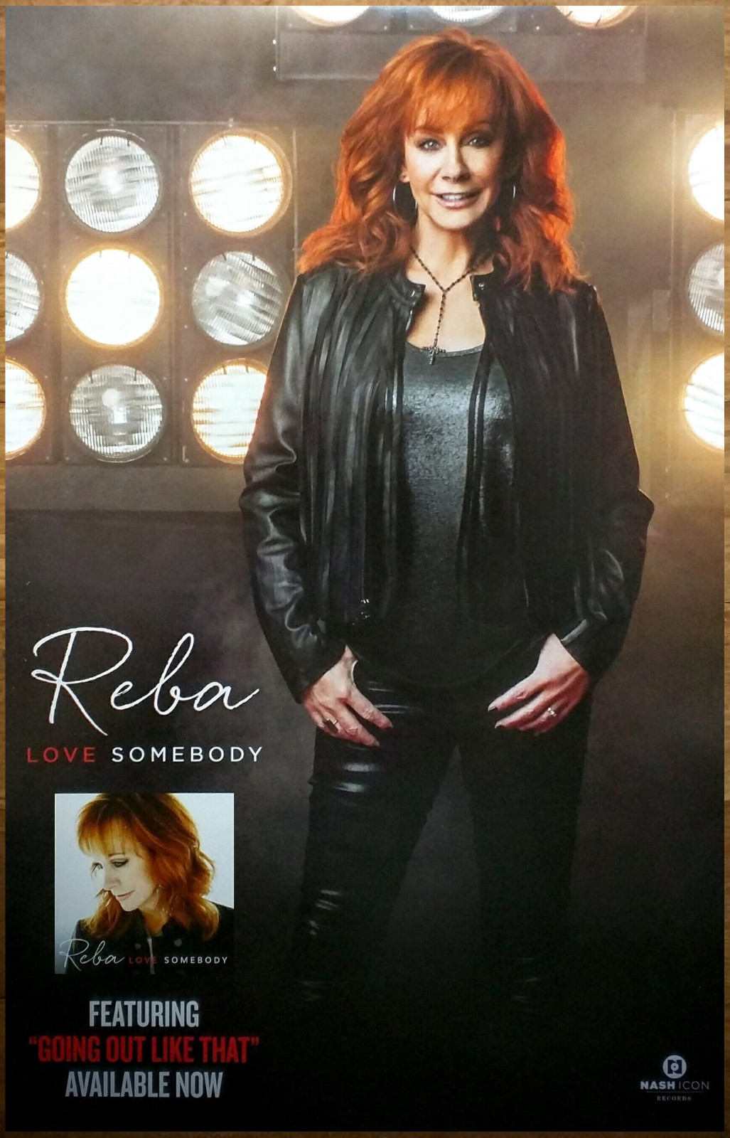REBA MCENTIRE Love Somebody Ltd Ed RARE Tour Poster! Country Folk Not ...