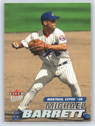 2001 Ultra #19 Michael Barrett / montreal expos baseball | eBay