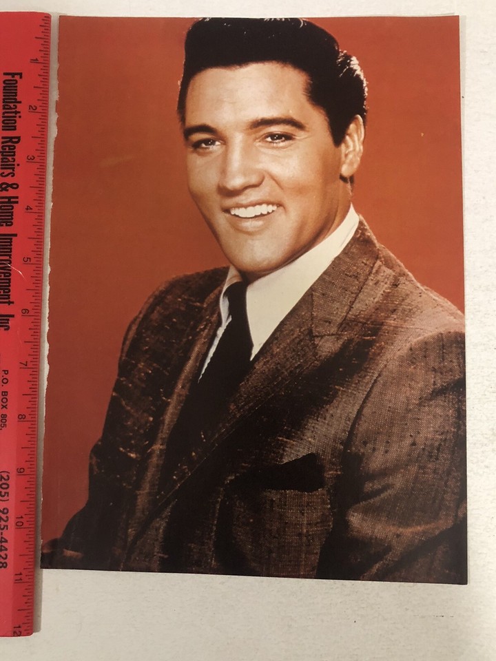 Elvis Presley Magazine Pinup Vintage Ephemera Elvis In Brown Suit | eBay