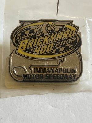 Rare 2002 Brickyard 400 NASCAR Race Pin - Indianapolis Motor Speedway ...