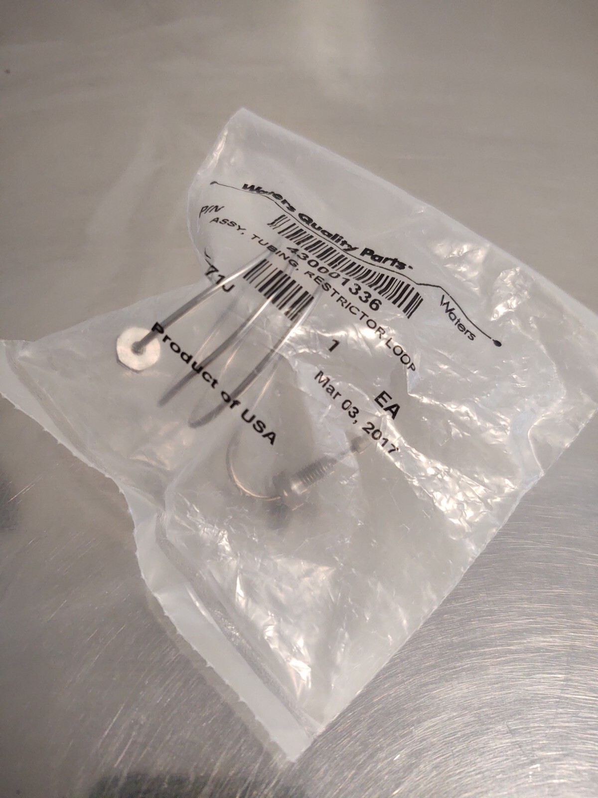 Waters 700003725 ASSY TUBING Alliance 2695 or e2695 Restrictor loop ...