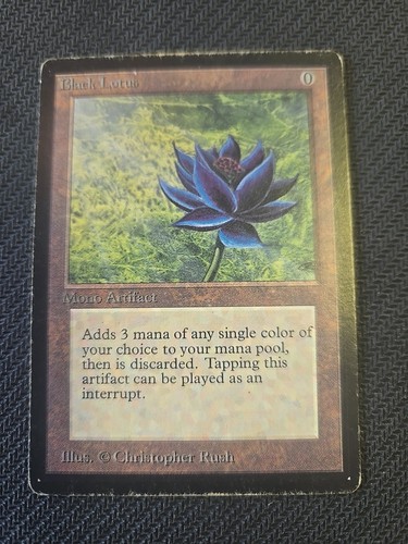 Magic: The Gathering Black Lotus Card - Artifact Beta | eBay
