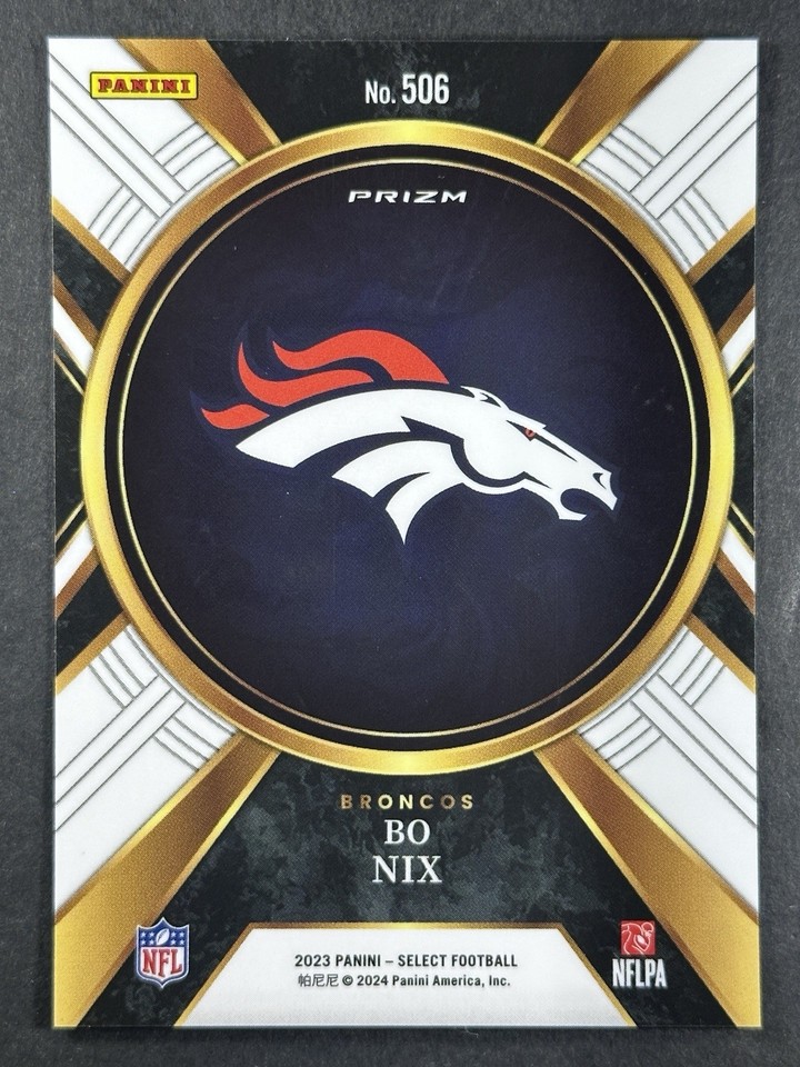 2023 Panini Select Bo Nix XRC RC #506 🔥🔥🔥🔥 | eBay