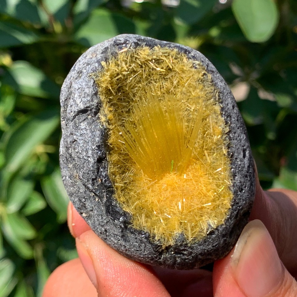 73G rare magnesite acicular energy quartz crystal mineral specimen ...