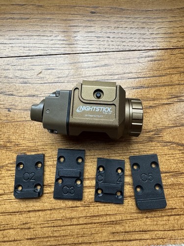 Nightstick TCM-10 Compact Weapon Mounted Light 650 Lumen, FDE (TLR-7 ...