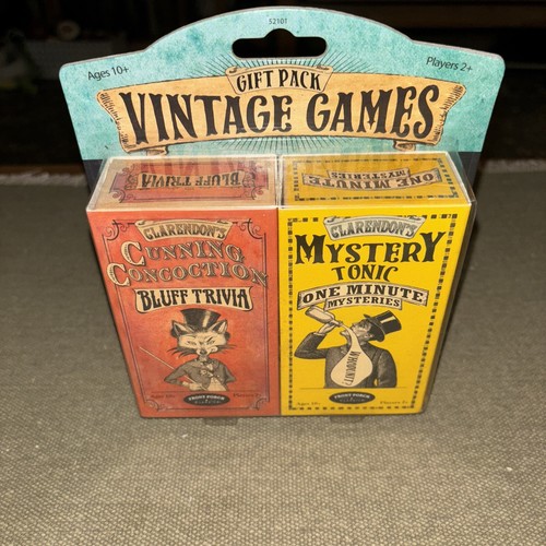 New 2 Pack, Vintage Card Games Mystery Tonic & Cunning Concoction Free Shipping! | eBay
