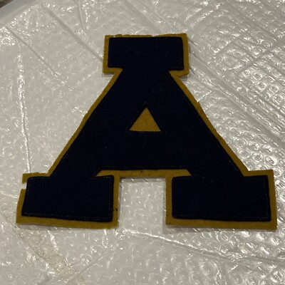 Vintage Letterman Varsity Felt Patch Letter A Football Army? | eBay
