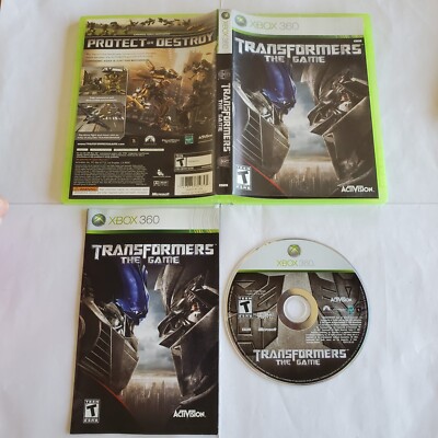 Transformers: The Game (Microsoft Xbox 360, 2007) CIB Complete, TESTED ...
