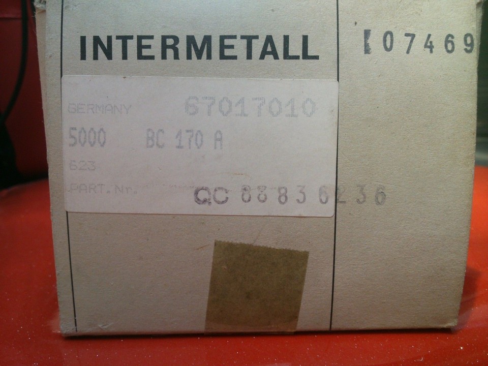 33x BC170A BC170 Low Noise Small Signal Transistor NF8db INTERMETALL ...