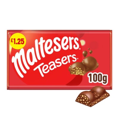 Maltesers Teasers Bar Full Case 23 x 100g Bars Tracked Delivery ONLY £ ...