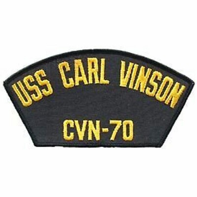 NAVY USS CARL VINSON CVN-70 MILITARY SHIP EMBROIDERED 5" PATCH | eBay