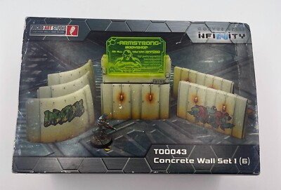 Micro Art Studios - 28mm Resin Terrain - Concrete Walls Set (7 Pieces ...