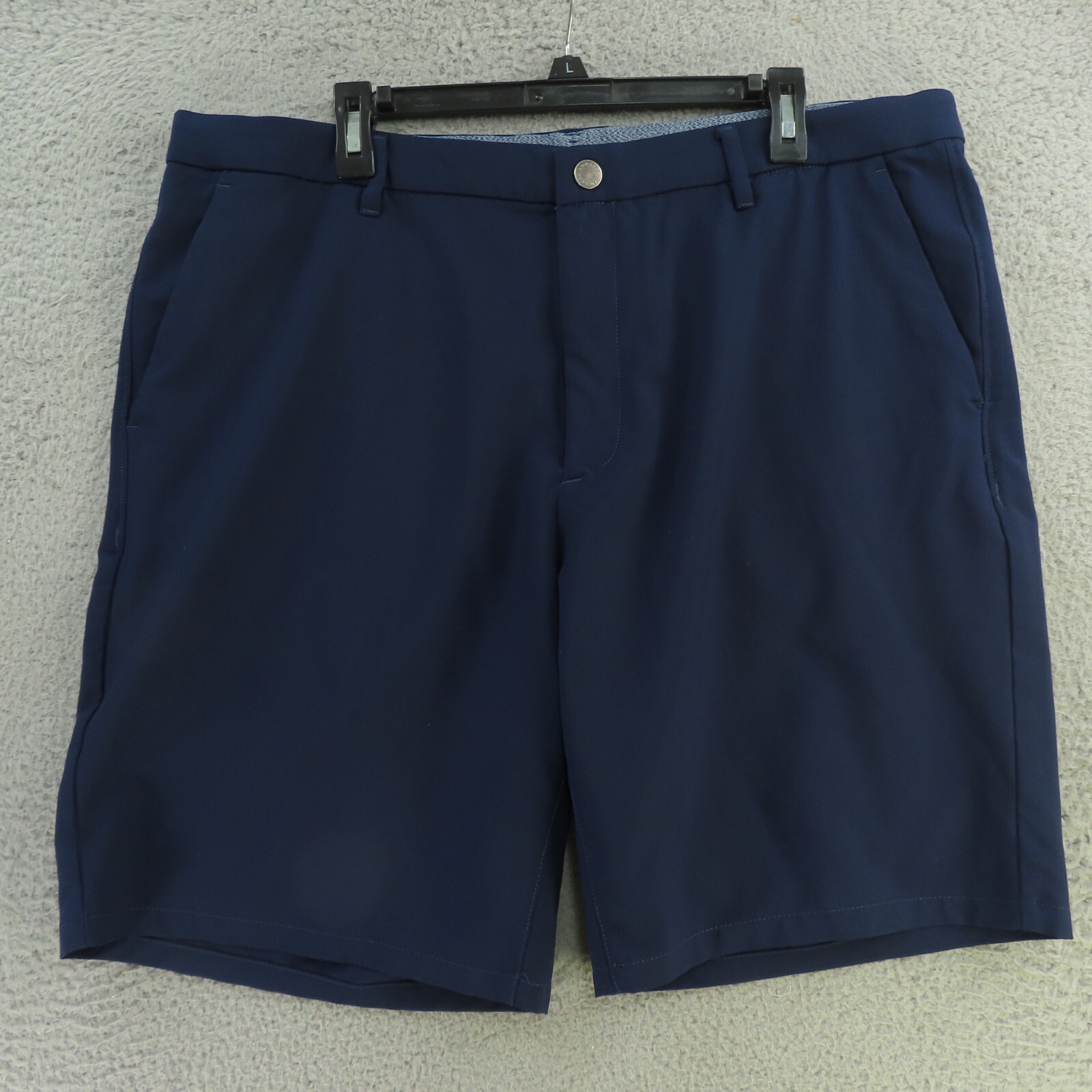 Bonobos Shorts Mens 40 Blue Navy Flat Front Chino Gol… - Gem