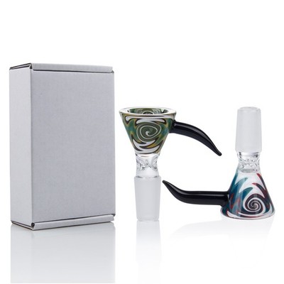 2PCS Wig Wag Smoking Accessories 14mm Male Handmade Glass Bowl With ...