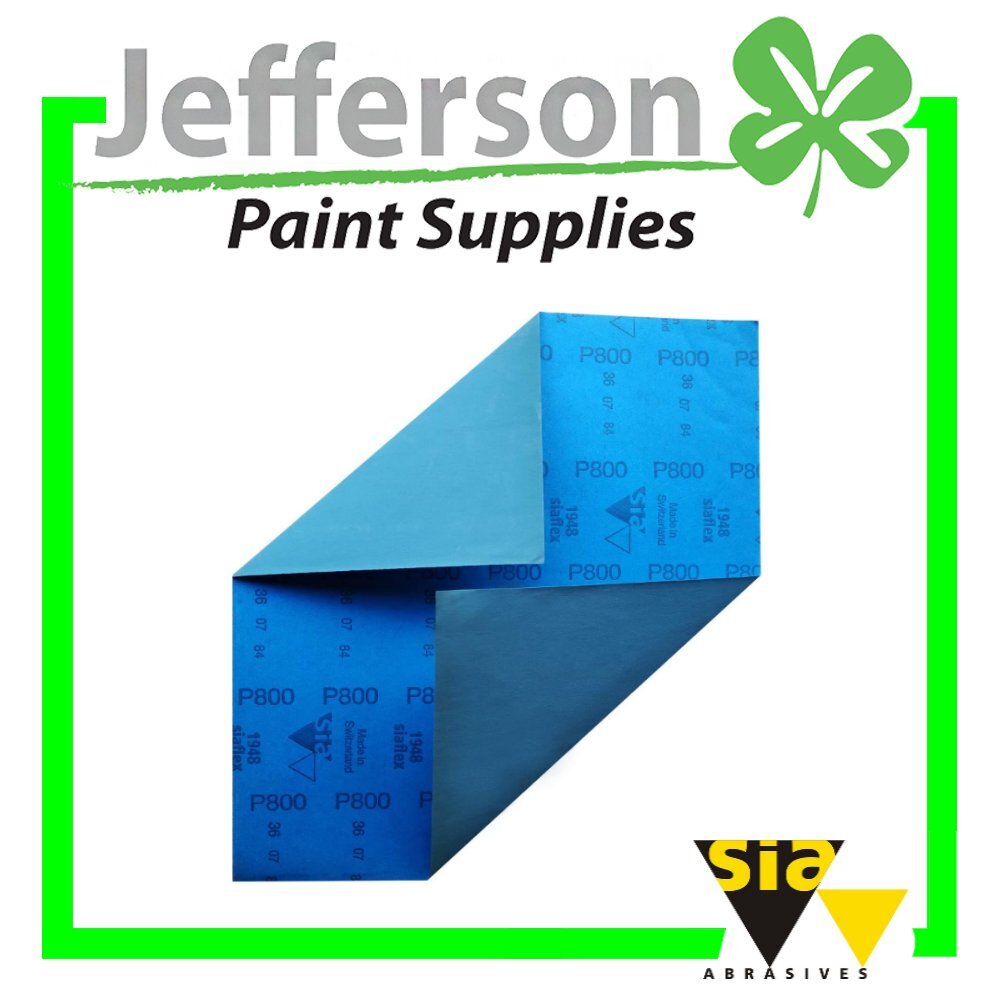 Sia Abrasive 1948 Siaflex 120 Grit Wet or Dry Sanding Sandpaper Sheets ...