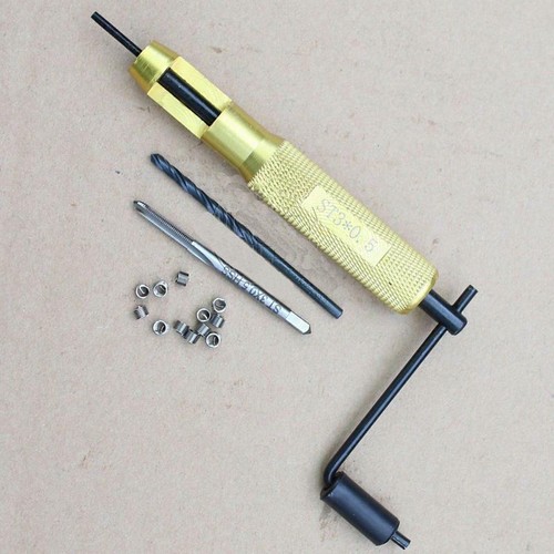 1SET M3 x 0.5 Helicoil Thread Repair Kit Drill and Tap Insertion Tool ...