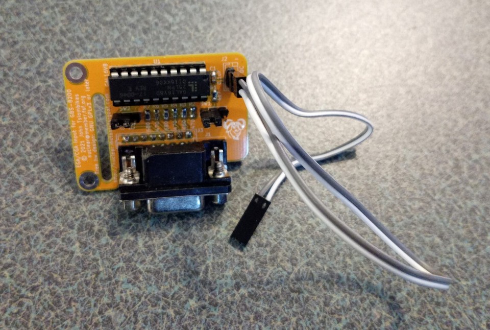 CGA / EGA Upgrade board for GBS8200 or GBS8220 Get REAL CGA EGA to VGA ...