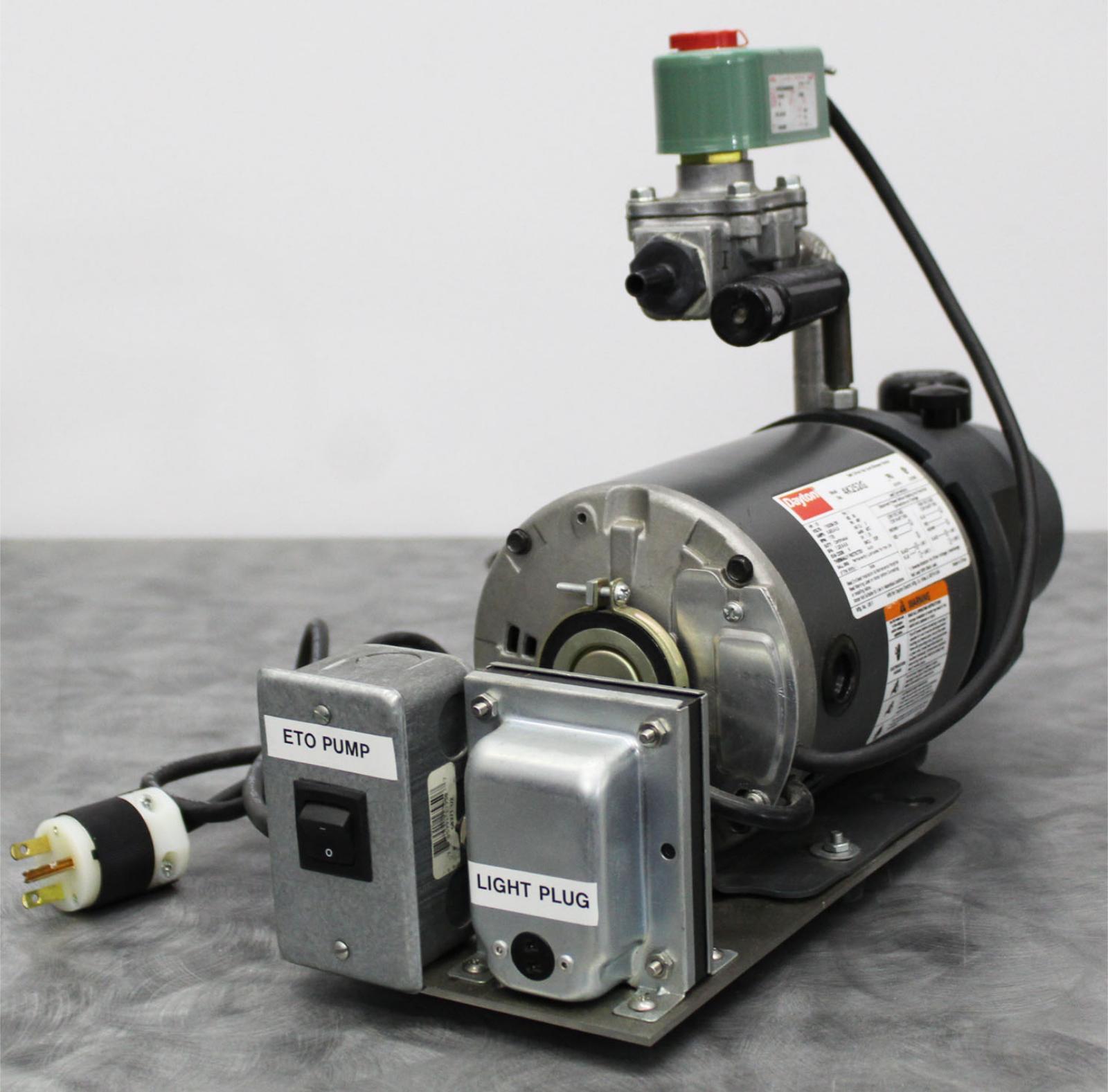 HyVac 30L 90700-002 Vacuum Pump w/ Dayton 1/3 HP Motor 4K252G Pulls 250 ...