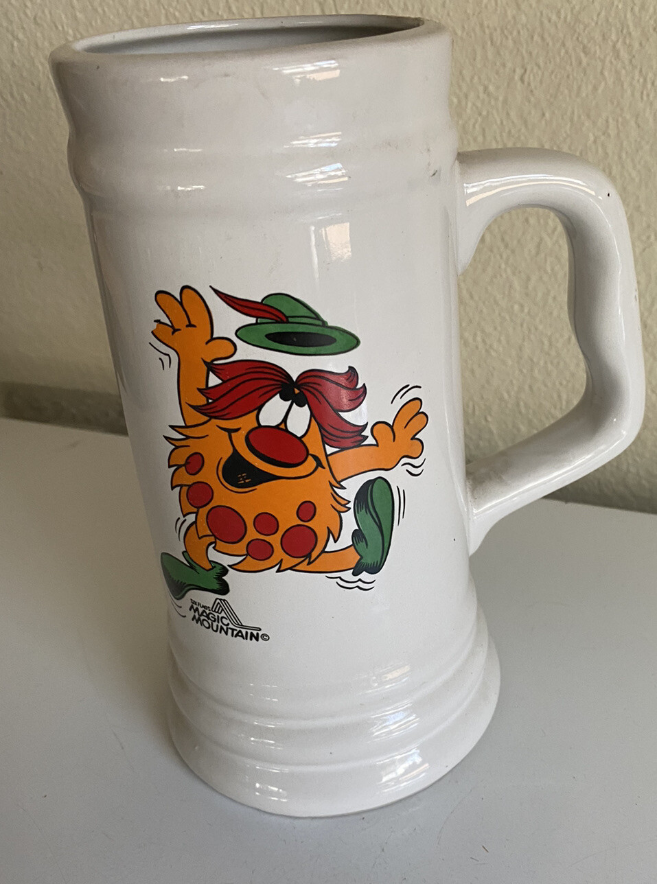 Vintage 70's Bloop the Magic Mountain Troll Mug Beer Stein Six Flags 9 ...