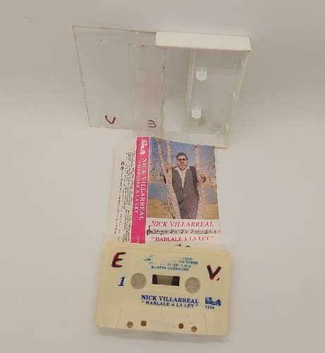 Nick Villarreal Hablale a La Ley Cassette Tape 1988 Conjunto Norteno ...