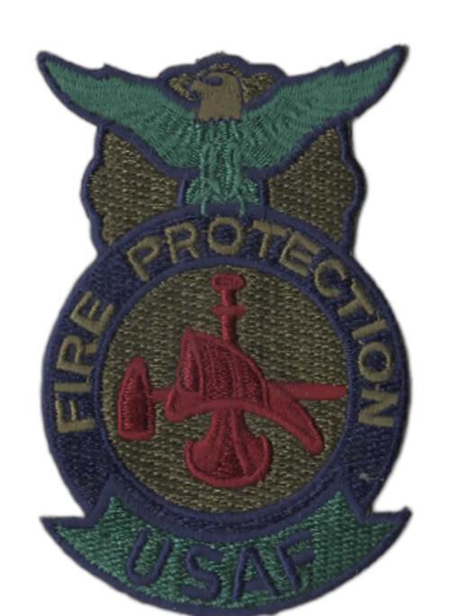 USAF Fire Protection BSA Patch BL Bdr. [VA-4255] | eBay