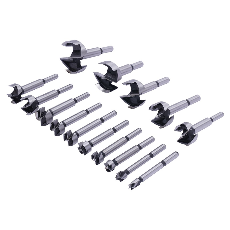 15PCS Professional Wood Forstner Drill Bit Set Metric 10-50mm High ...