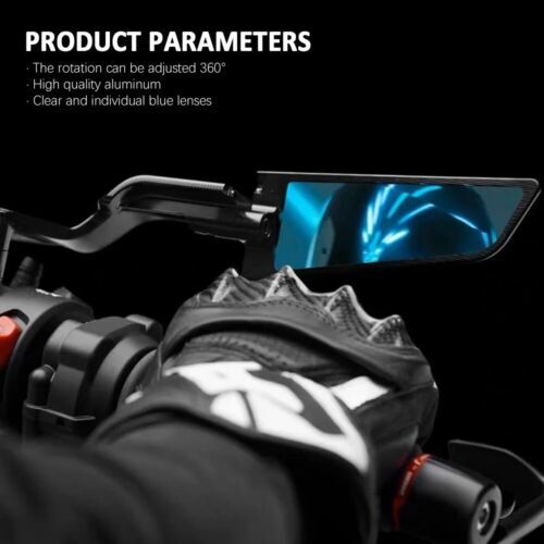 For Kawasaki Z900 Z650 2021- 2023 Universal Motorcycle Black Rearview ...