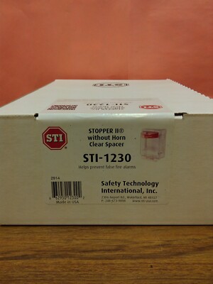 Stopper II Protective Covers for pull stations, Clear cover, STI Model ...