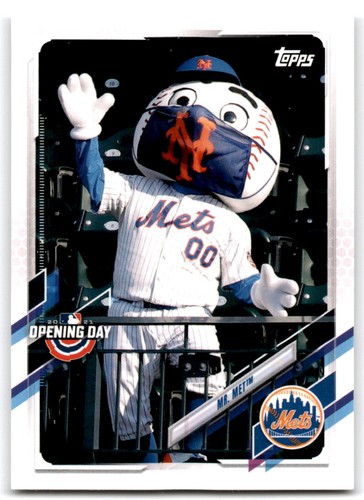 2021 Topps Opening Day #M-3 Mr. Met Mascots New York Mets | eBay