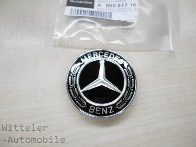 Mercedes-Benz Motorhaube Stern Emblem Schwarz GLC GLE GLK | eBay.de