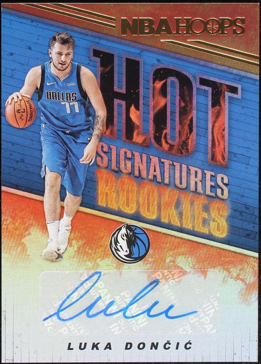2018-19 Panini NBA Hoops - Hot Signatures Rookies Luka Dončić #HSR-LD ...