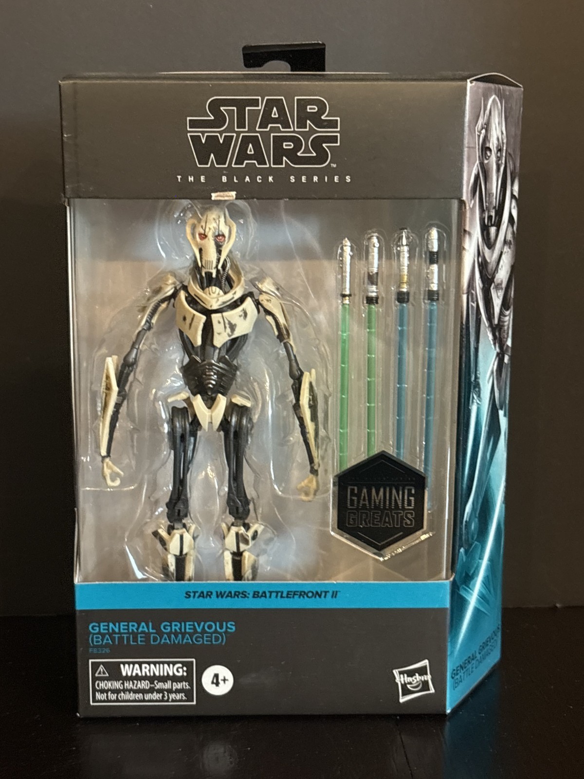 General Grievous Battle Damaged 25 6" Scale STAR WARS Black Series MIB ...