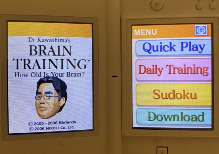 Brain / Sight Training, Touch Master, Countdown - Nintendo DS Cartridge ...