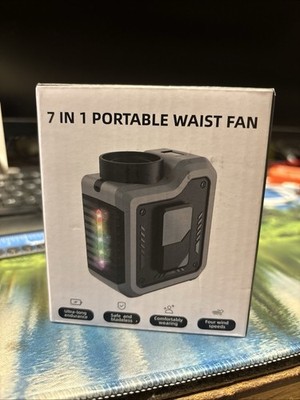 Personal Waist Fan Belt - Office Desk Camping Wearable Fan Portable ...