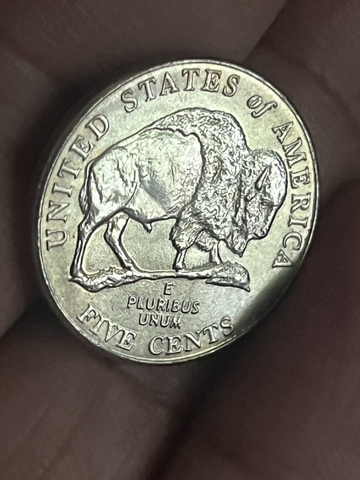 2005-D 5c RARE " SPEARED BISON " Nickel FS801 VARIETY BU GEM ...