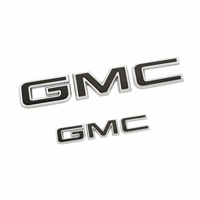 2021-2024 GMC Yukon Yukon XL Front & Rear Black Emblem Kit 84729912 ...
