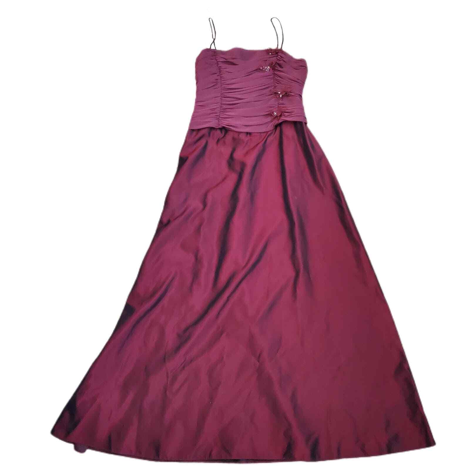 Vintage red iridescent prom dress - Gem